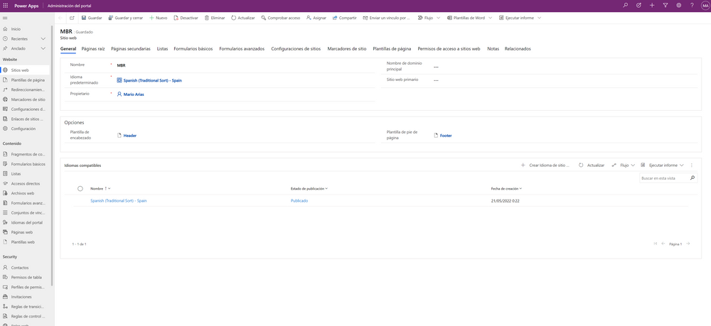 Power Pages: Sitios web con Power Platform