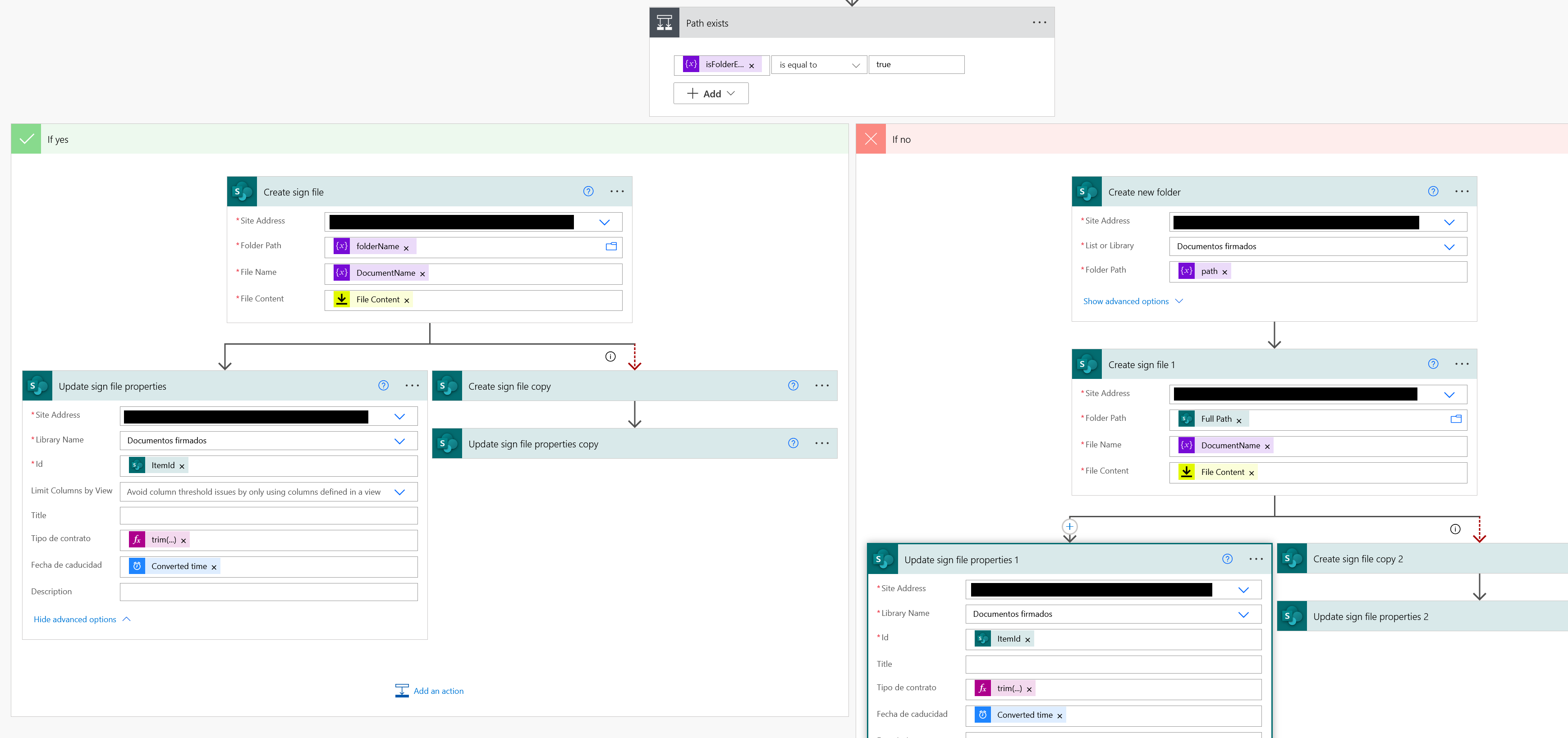 Integración entre DocuSign y Sharepoint con PowerAutomate
